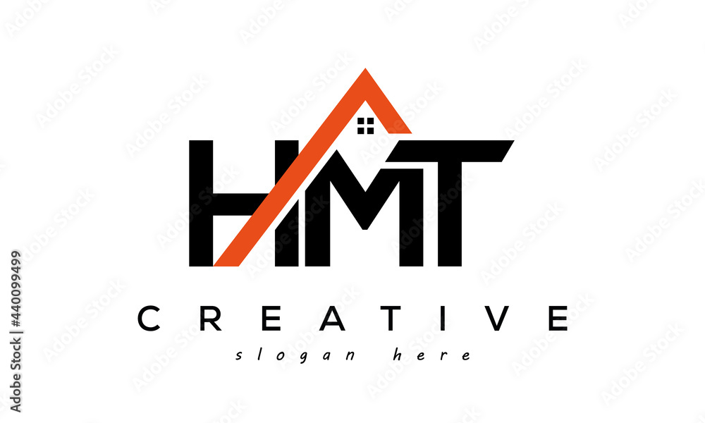 HMT letters real estate construction logo vector Stock Vector | Adobe Stock