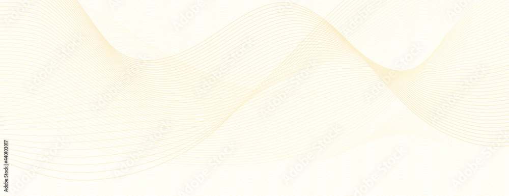Light yellow watermark. Waves of subtle lines. Net pattern, guilloche ...