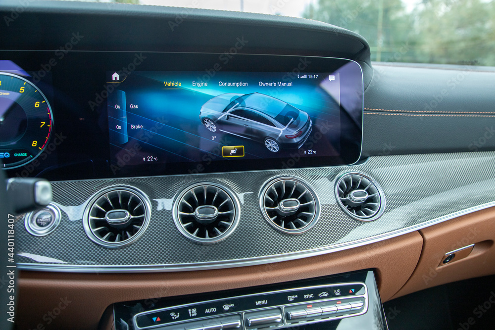 Mercedes-Benz's new E-Class model E 300 has luxury interior design ...