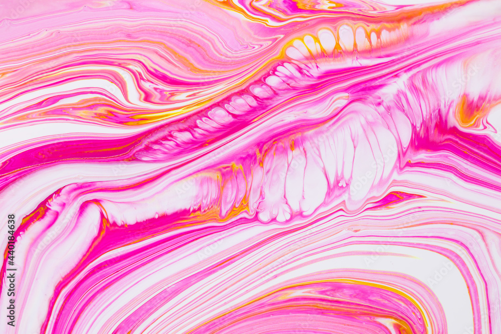 Fluid art texture. Abstract background with mixing paint effect. Liquid ...