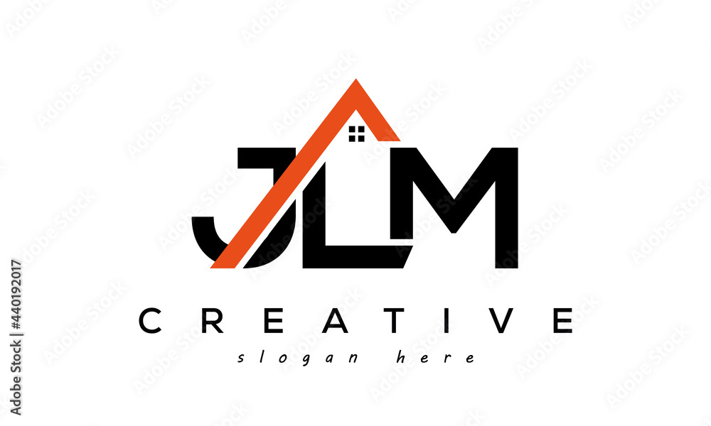 JLM letters real estate construction logo vector Stock Vector | Adobe Stock