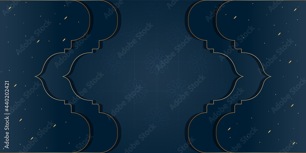 Islamic background or banner design editable template Stock Vector ...