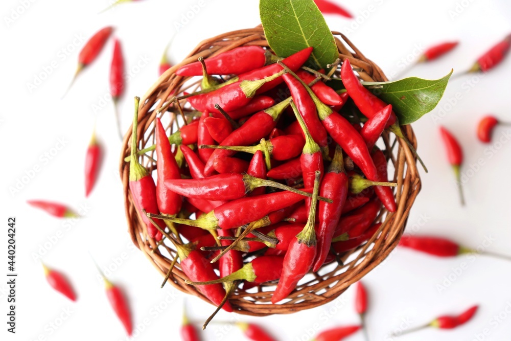 ed Bird's Eye Chilli, Red Chilli Padi, Bird Chilli, a heap of Thai ...
