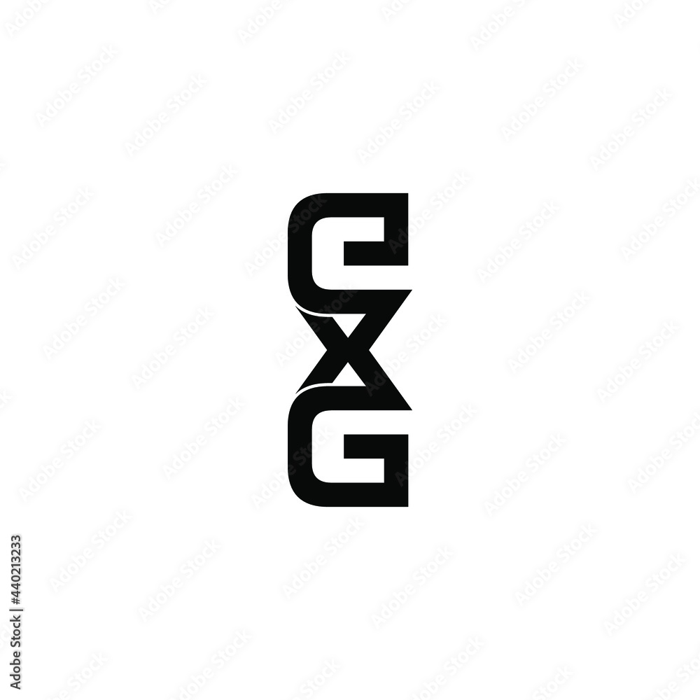exg letter original monogram logo design Stock Vector | Adobe Stock