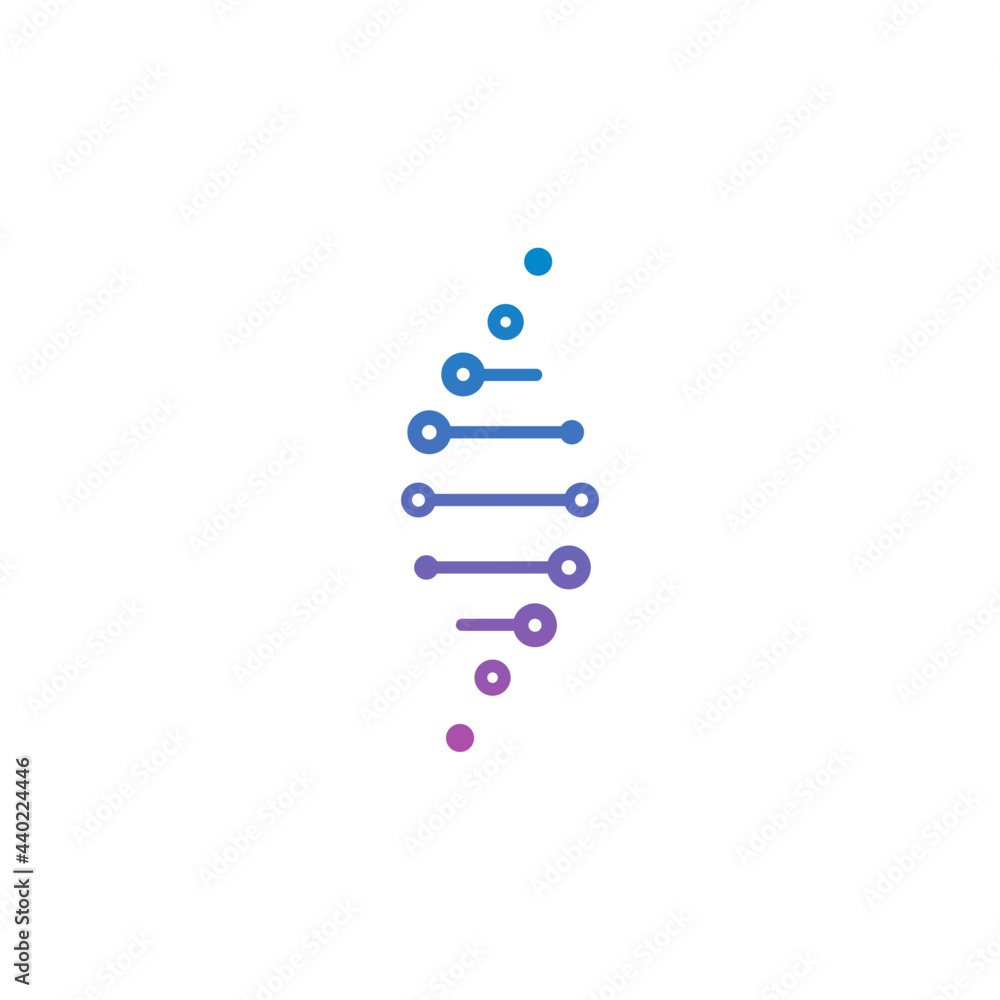 DNA logo vector template, Creative DNA logo design concepts Stock ...