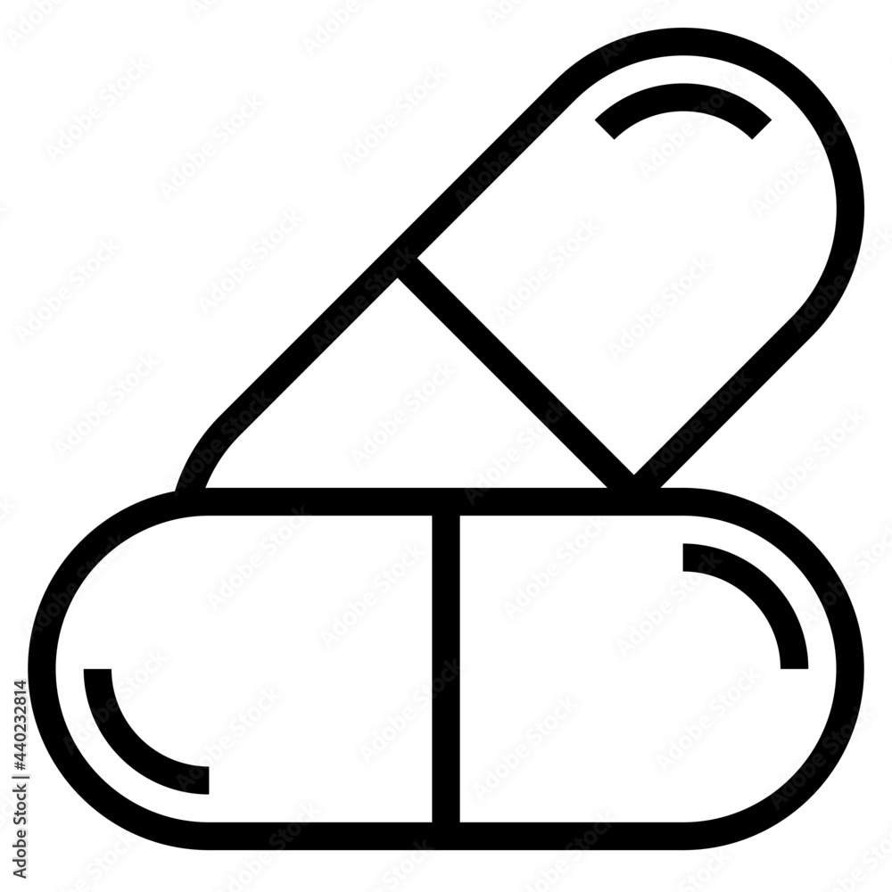 drugs outline style icon Stock Vector | Adobe Stock
