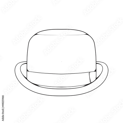Bowler Hat Stencil