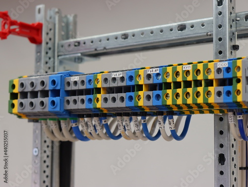 Pass-through terminals for connecting loads in electrical panels ...