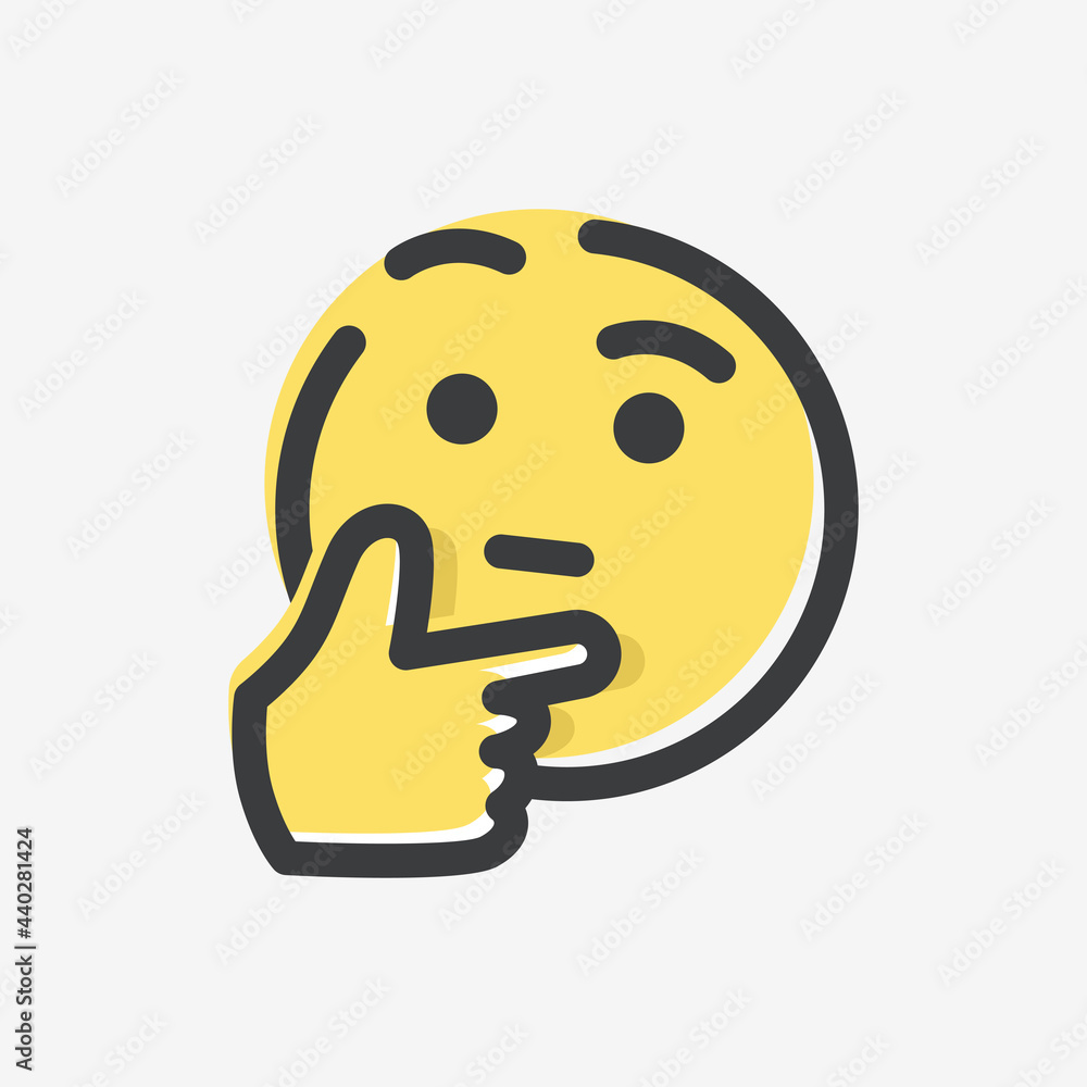 Thinking Face Emoticon