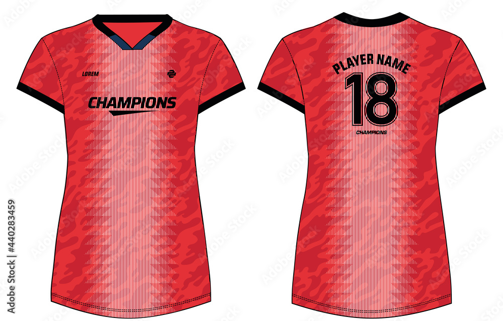 Women Sports Jersey t-shirt design with halftone geometric pattern ...