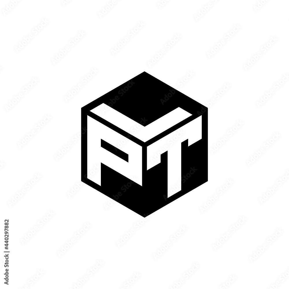 PTL letter logo design with white background in illustrator, vector ...
