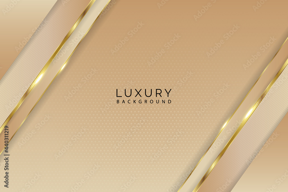 Gold luxury abstract background Stock Vector | Adobe Stock