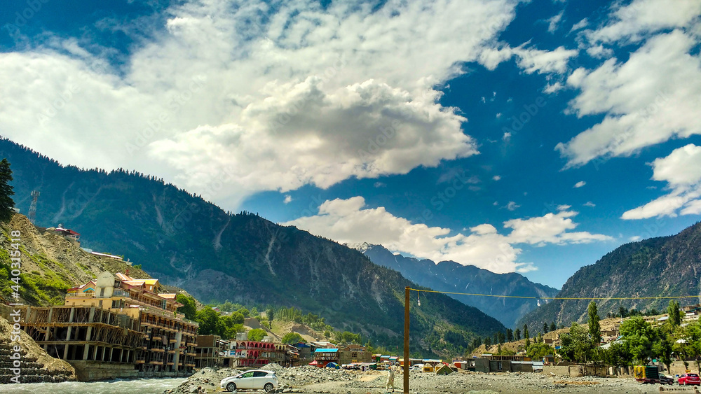 Kalam Valley Mountain Landscape Swat KPK Pakistan Stock Photo | Adobe Stock