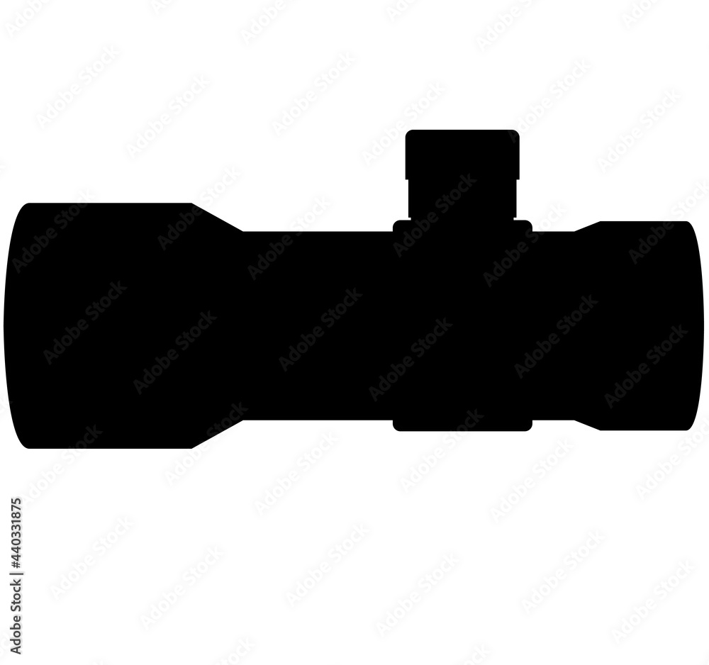 Red Dot reflector sight or reflex sight is optical sight telescopic ...