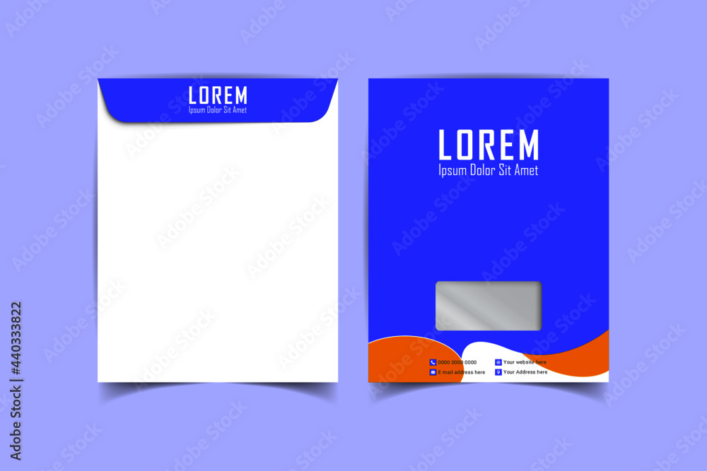 Envelope A4. Envelope A4 vector design. digital hand drawn. Paper ...