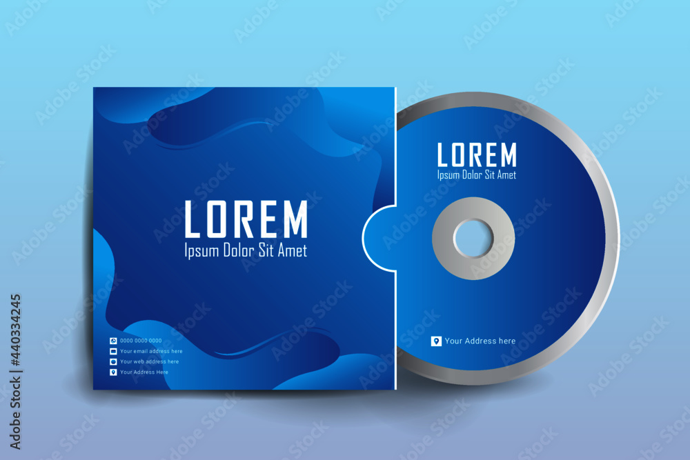 Cd cover design template. Cd cover design template. Luxury, Modern ...