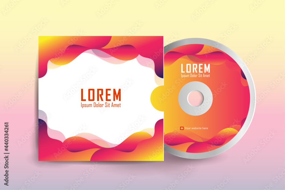 Cd cover design template. Cd cover design template. Luxury, Modern ...