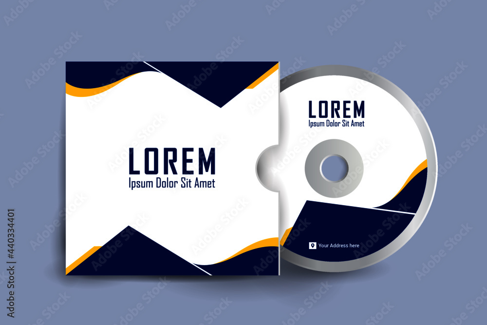 Cd cover design template. Cd cover design template. Luxury, Modern ...
