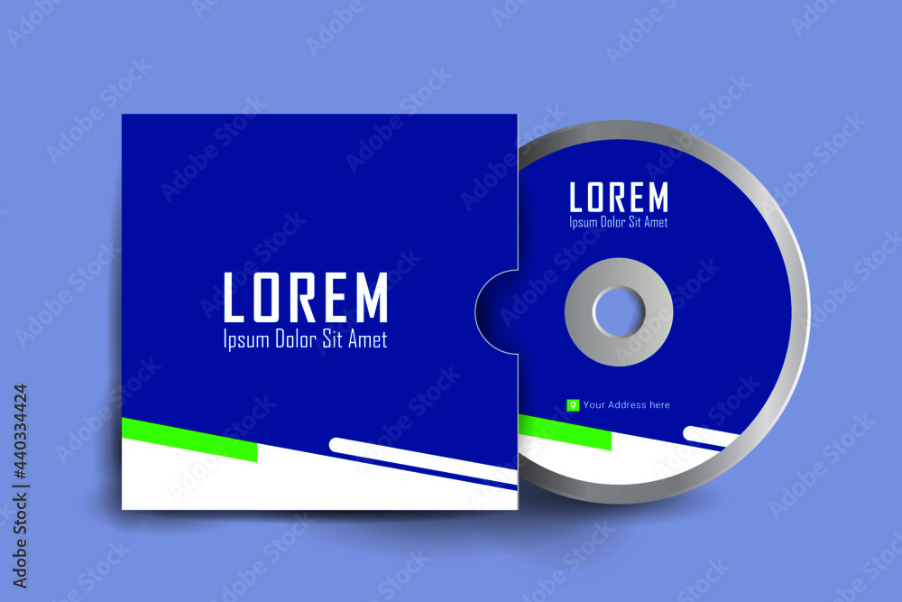 Cd cover design template. Cd cover design template. Luxury, Modern ...