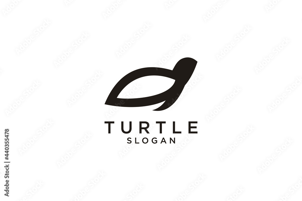 Sea turtle icon. Line, glyph and filled outline version, Turtle animal ...