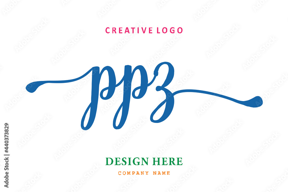 PPZ lettering logo is simple, easy to understand and authoritative ...