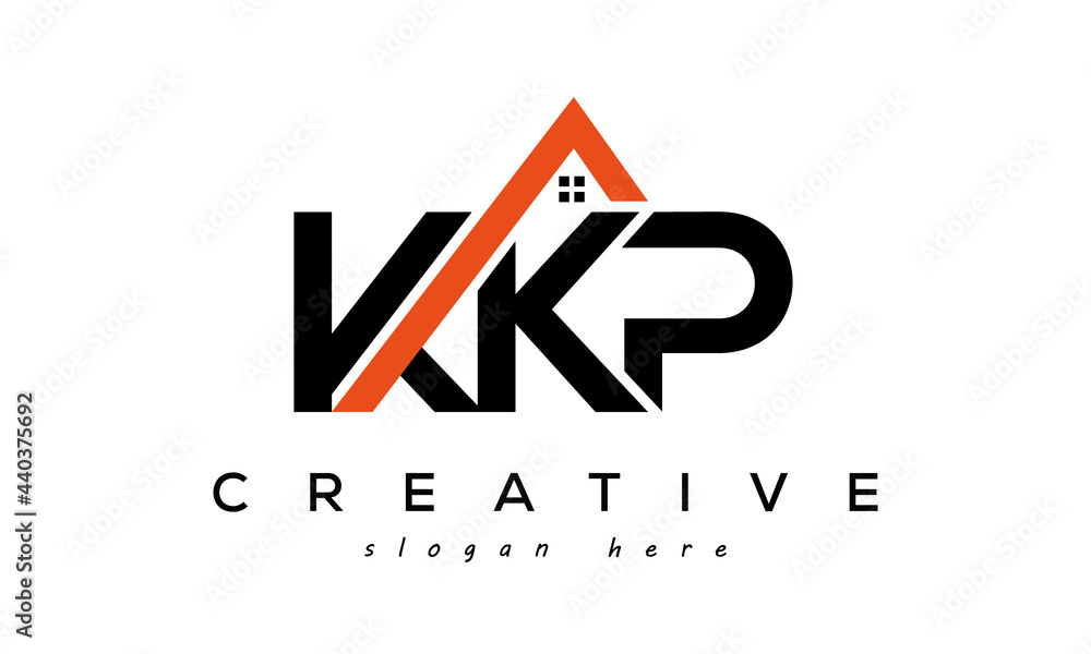 KKP letters real estate construction logo vector Stock Vector | Adobe Stock