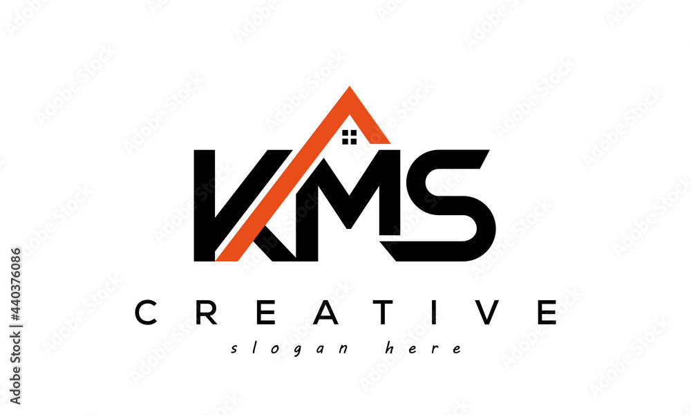 KMS letters real estate construction logo vector Stock Vector | Adobe Stock