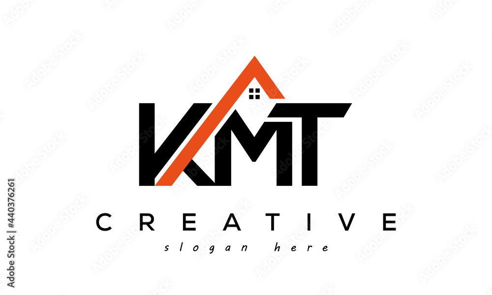 KMT letters real estate construction logo vector Stock Vector | Adobe Stock