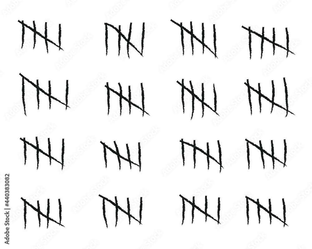 Tally Marks Clipart
