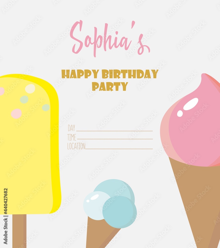 The vector illustration is isolated on a light gray background ...