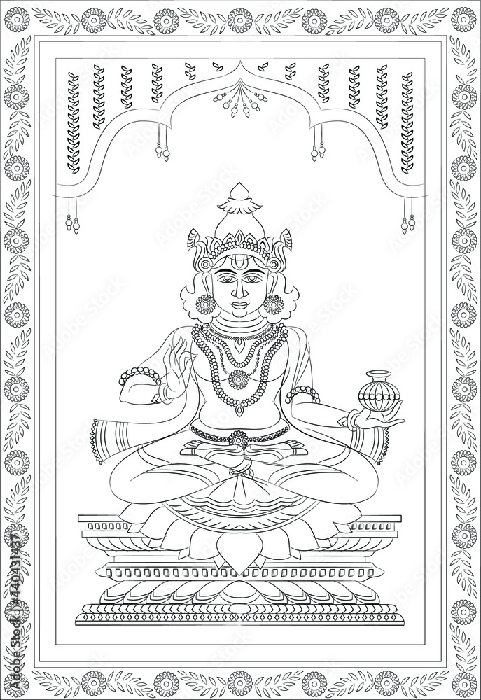 illustration of Lord Kuber, God of Wealth in Happy Dhanteras and Diwali ...