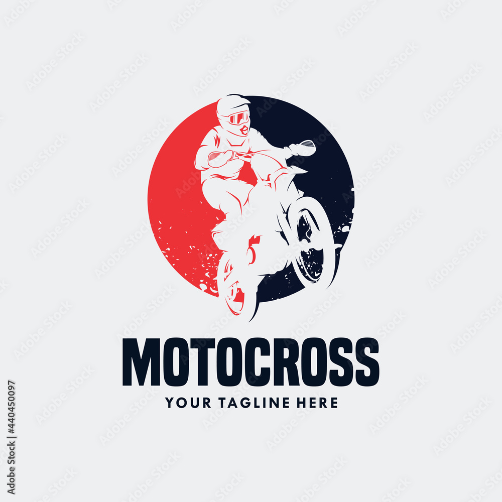 Motocross Logo, Motor cross Logo, Extreme sport logo Stock Vector ...