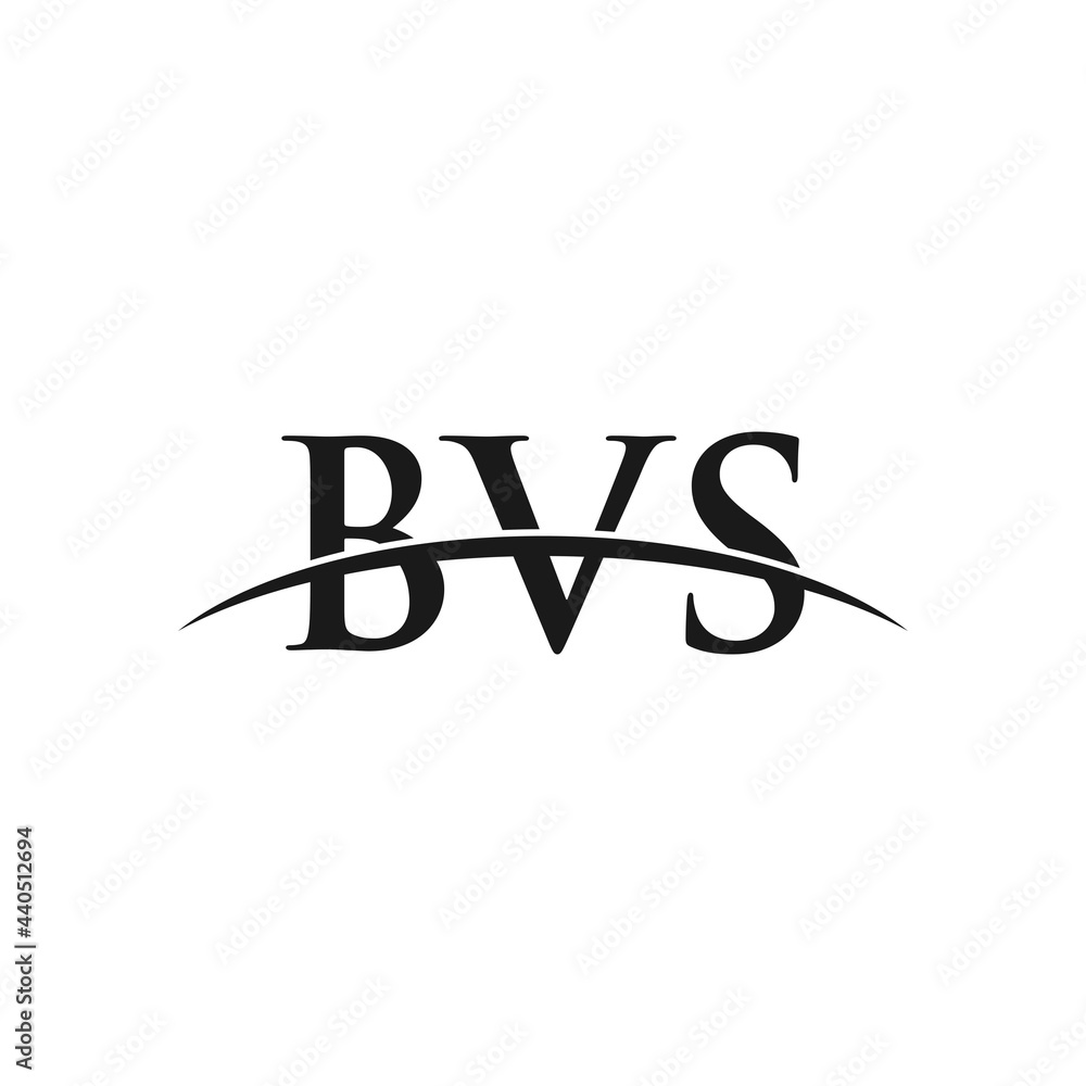 BVS initial swoosh horizon, letter logo designs inspiration for ...