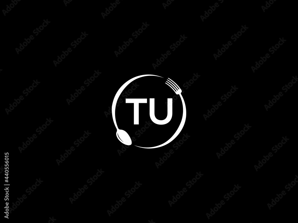 Letter TU Logo, restaurants tu logo icon vector for modern kitchen ...