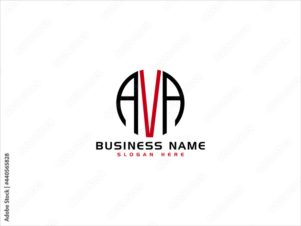 Letter AVA Logo Icon Vector Image Design For All Business Stock Vector ...
