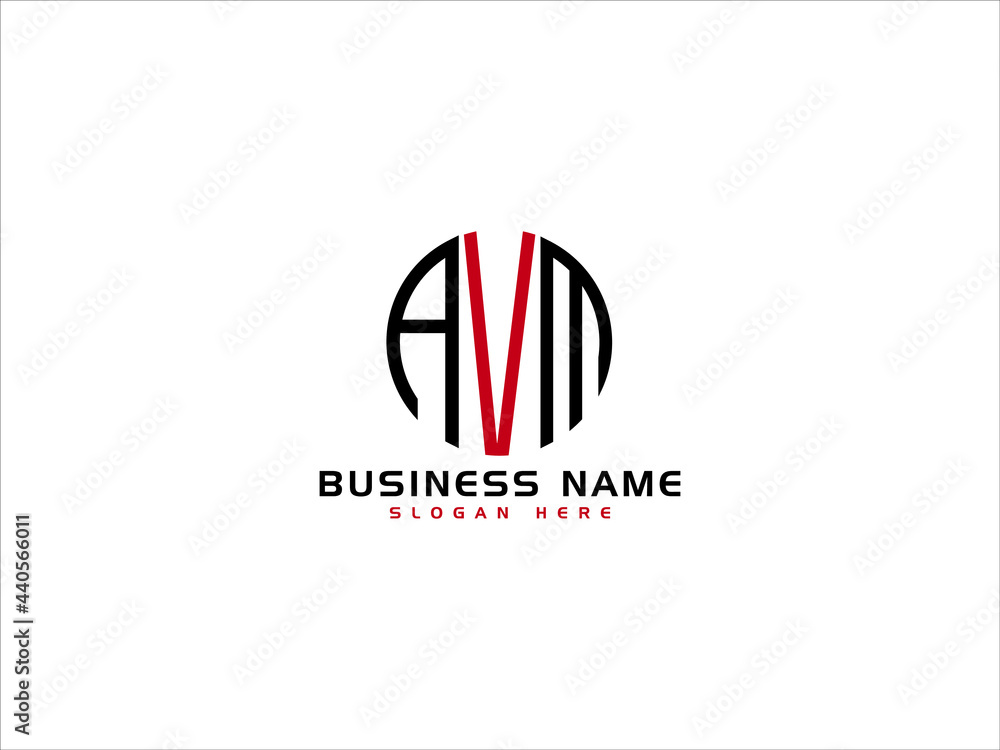 Letter AVM Logo Icon Vector Image Design For All Business Stock ...