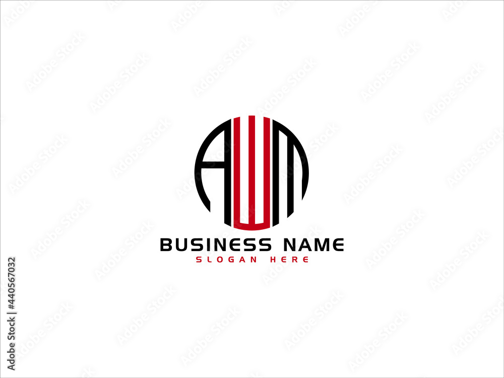 Letter AWM Logo Icon Design For Kind Of Use Stock Vector | Adobe Stock