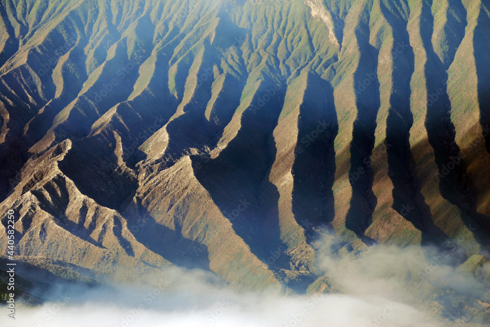 Nature landscape of Surface Wave of Volcanic soil texture background at ...