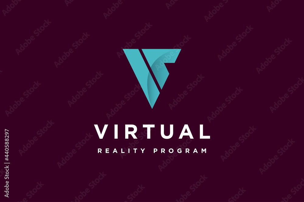 Initials letter VR logo design vector illustration. Letter VR suitable ...