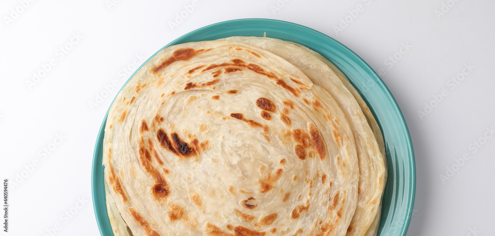 Kerala paratha / porotta / roti /Malabar parotta / barotta is a layered ...