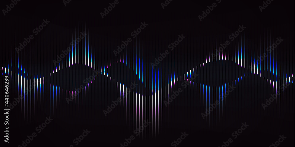 sound waves equalizer music vibration frequency beat spectrum ...