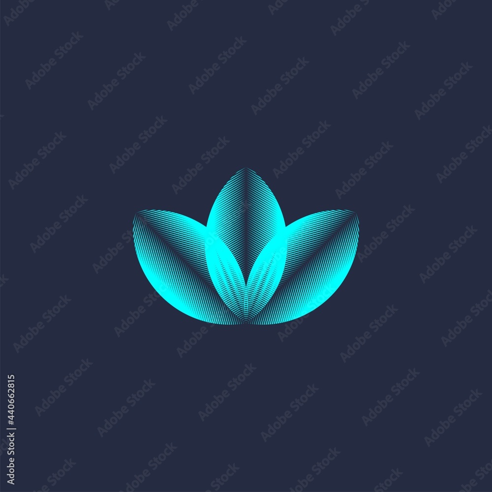 logo flower design. modern and creative design Stock Vector | Adobe Stock