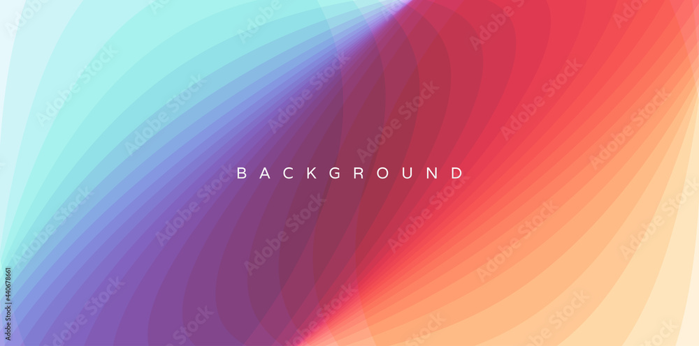 Abstract wavy background with dynamic effect. Modern screen design for ...