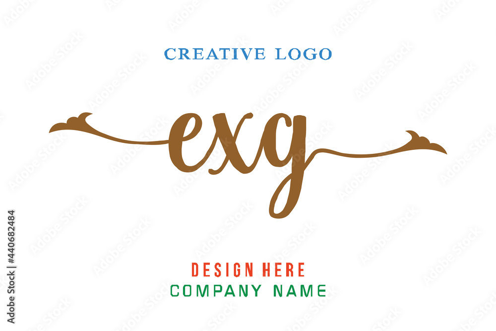 EXG lettering logo is simple, easy to understand and authoritative ...