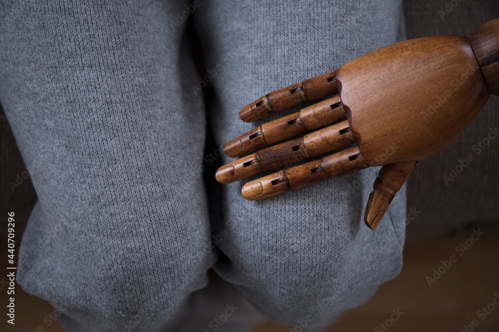 Hand legs. Man leg. Family photo. Robot hand. People. Stock Photo ...