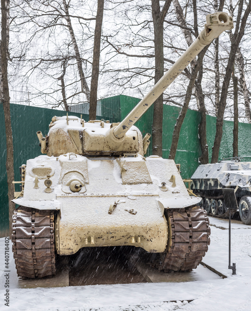 Tank M50(M4A3)"Sherman" (year of production _1941-1945) Stock Photo ...