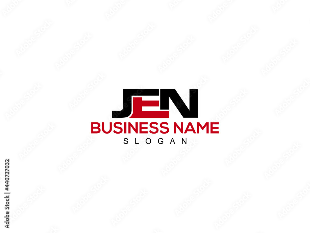 Letter JEN Logo Icon Design For Kind Of Use Stock Vector | Adobe Stock
