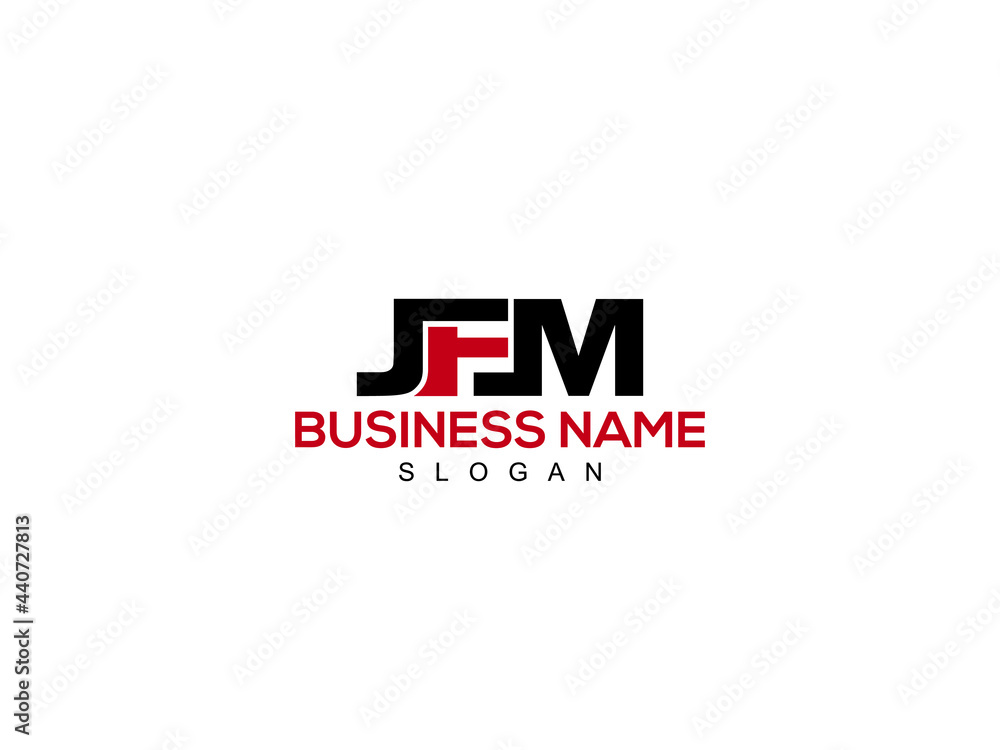 Letter JFM Logo Icon Design For Kind Of Use Stock Vector | Adobe Stock