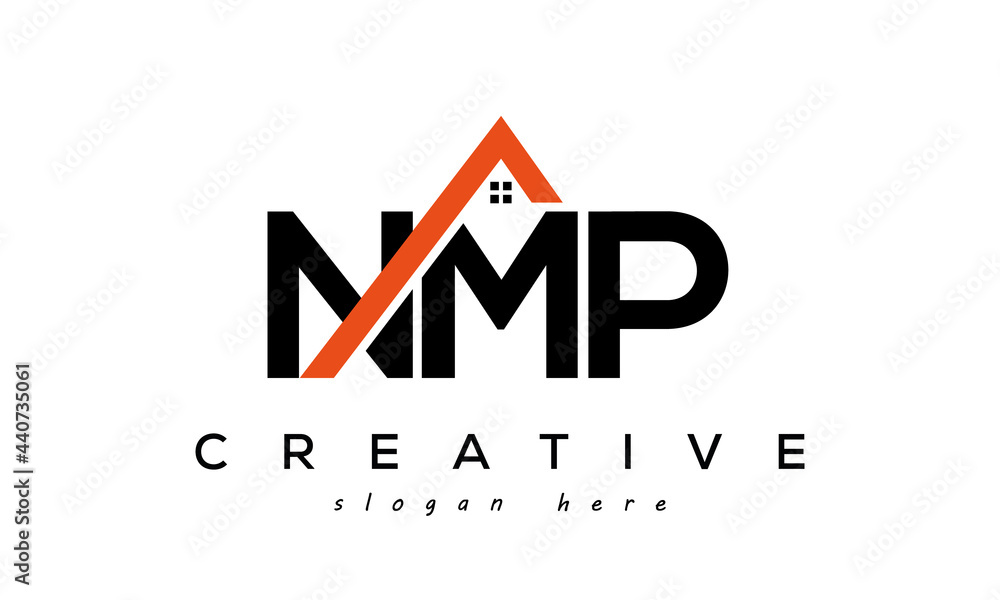 initial NMP letters real estate construction logo vector Stock Vector ...