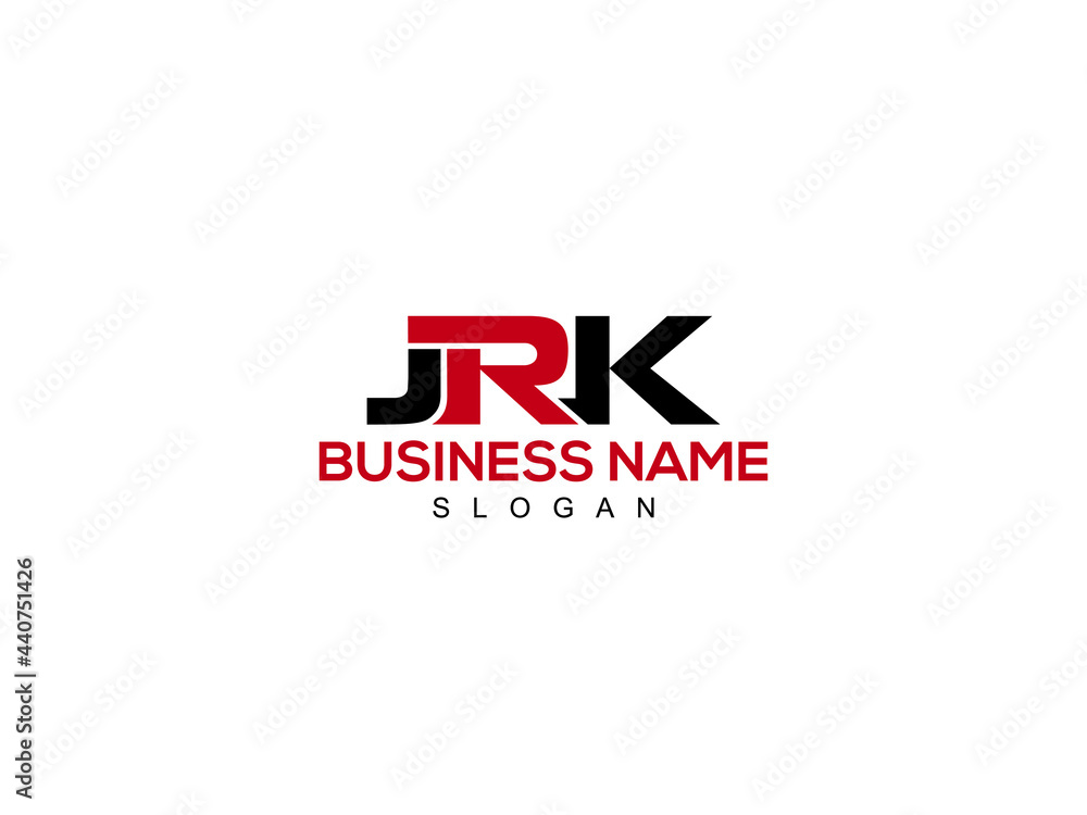 Letter JRK Logo Icon Design For Kind Of Use Stock Vector | Adobe Stock